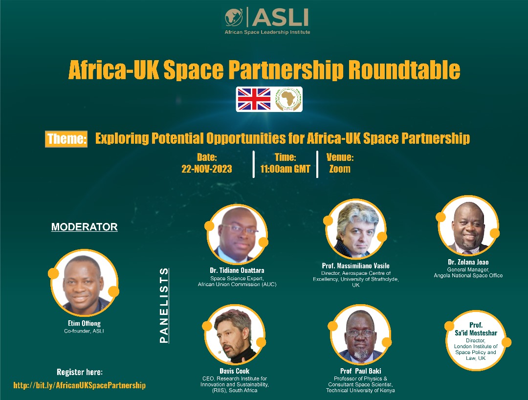 Africa-UK Space Partnership Roundtable - ASLI